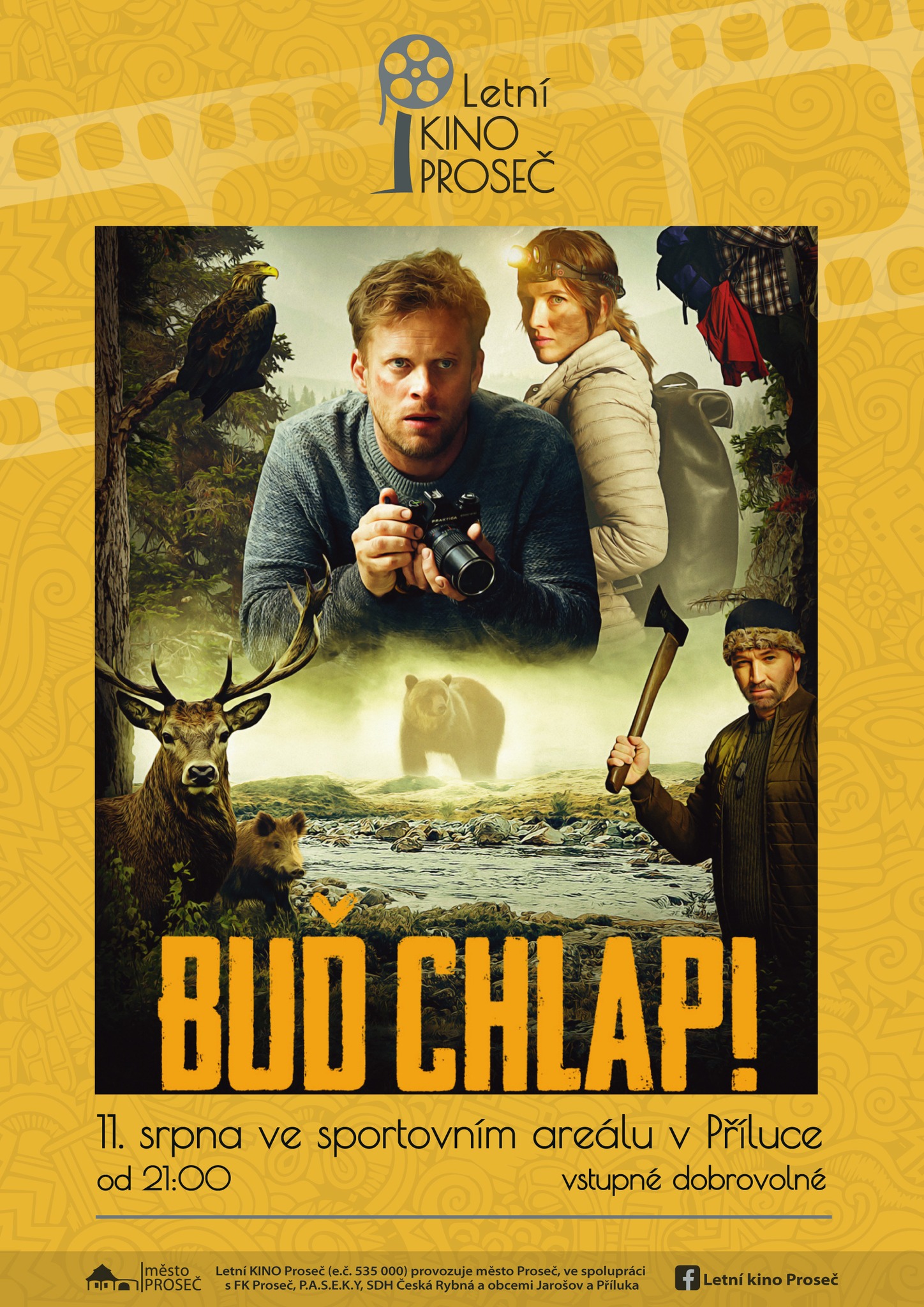 LETNÍ KINO PŘÍLUKA: Buď chlap! | Mikroregiom Maštale, svazek obcí